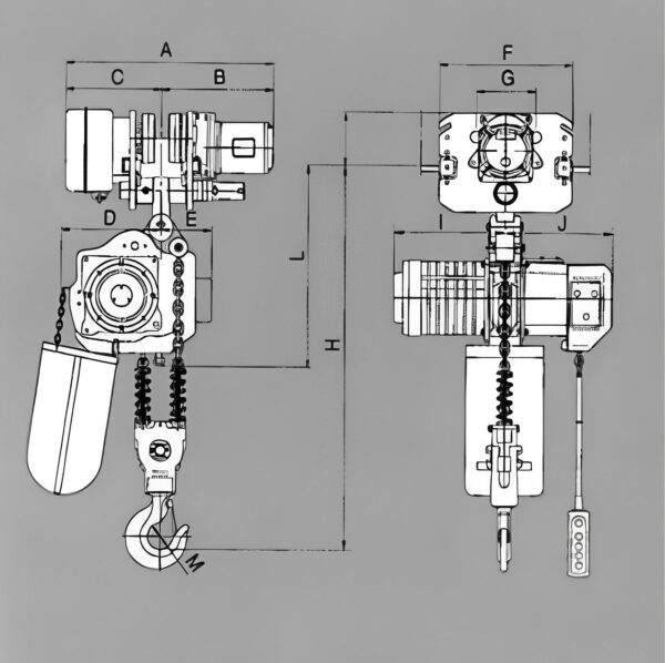 รอกโซ่ไฟฟ้า KOBEC AS/AD Series - Hoistcenter.com